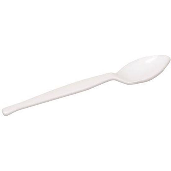 6025 WELLCARE BULK MEDIUM WEIGHT TEASPOON, WHITE, 1,000/CS - Kommercial ...